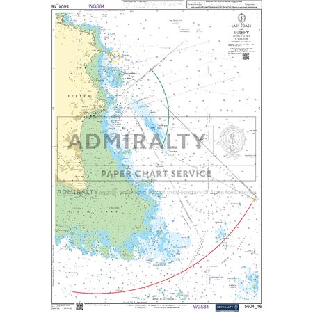 Admiralty 5604_16 Small Craft Chart - East Coast of Jersey (The Channel ...