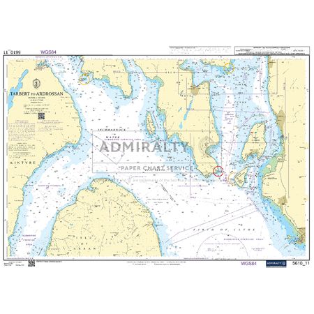 Admiralty 5610_11 Small Craft Chart - Loch Goil and Loch Long (Firth of ...