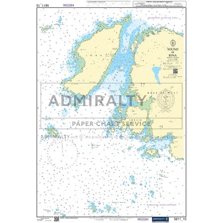 Admiralty 5611_10 Small Craft Chart - Sound of Iona (West Coast of ...