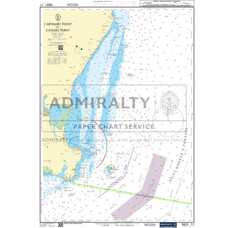 Admiralty 5621_11 Small Craft Chart - Cahore Point to Carnsore Point ...