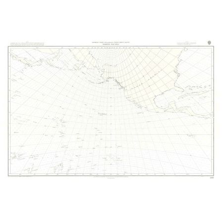 5097 North Pacific Ocean Gnomonic Admiralty Chart only £19.40