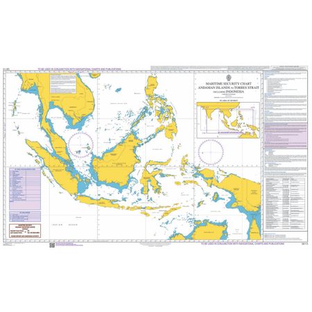 Q6113 Maritime Admiralty Security Chart, Andaman Islands to Torres ...