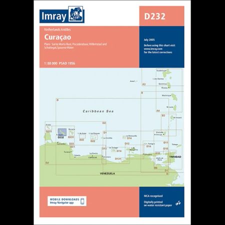 Imray Chart D232: Curacao only £23.95
