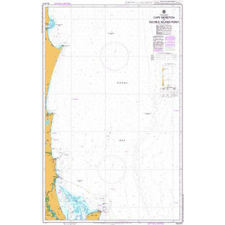 AUS815 Cape Moreton to Double Island Point Admiralty Chart only £48.30
