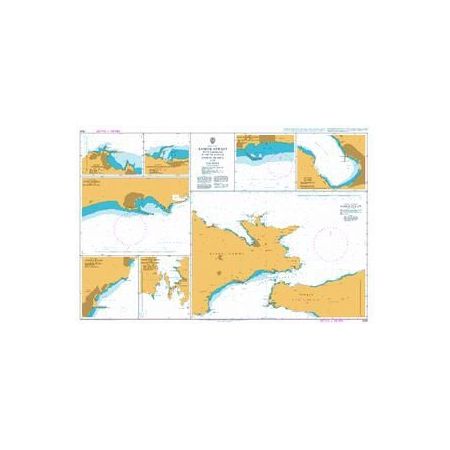 1526 Samos Strait with Harbours in the islands of Samos, Ikaria and ...