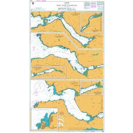 2541 Lochs on the West Coast of Scotland Admiralty Chart only £48.30