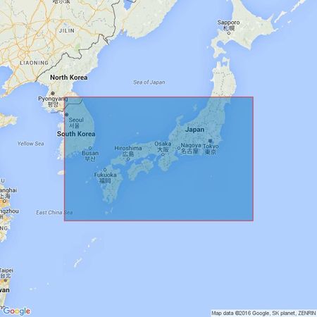2347 Southern Japan and Adjacent Seas Admiralty Chart only £48.30