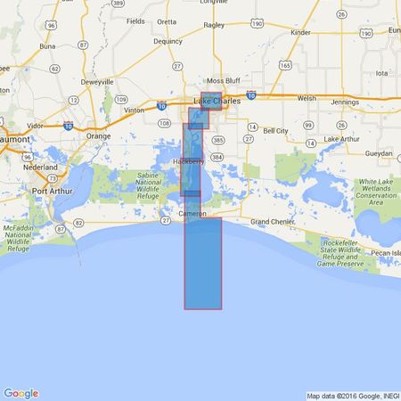 3190 Calcasieu Pass and Approaches to Lake Charles Admiralty Chart only ...