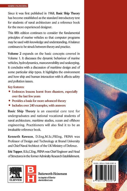 Basic Ship Theory Volume 2 - 5th Edition only £40.00