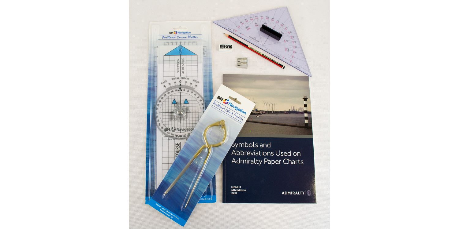 Marine Navigation Chart Plotting Kit - Admiralty Paper Charts