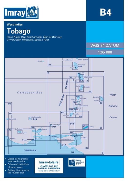 Imray Chart B4: Tobago only £23.95